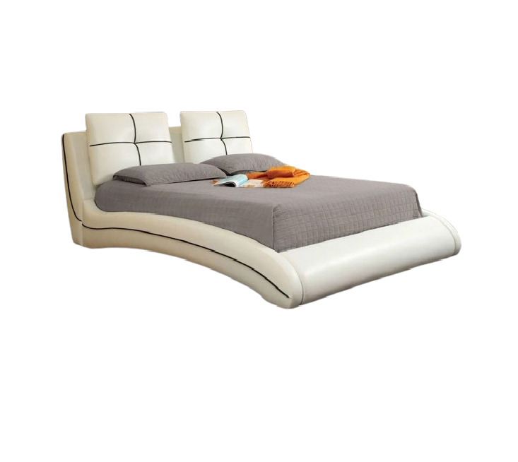 Upholstered Curved Bed Frame - Infinity Home